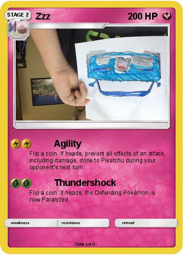 Pokémon Zzz 9 9 - Agility - My Pokemon Card