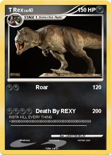Pokémon T Rex 865 865 - Roar - My Pokemon Card