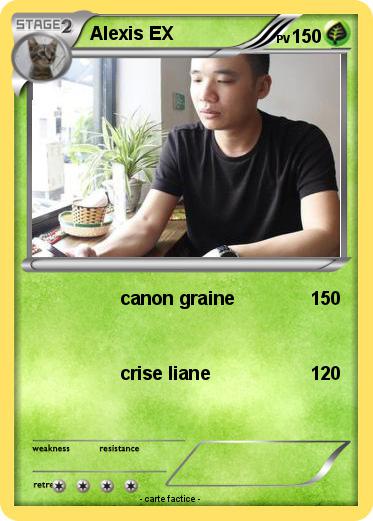 Pokémon Alexis EX 10 10 - canon graine - Ma carte Pokémon