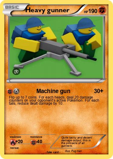 Pokémon Heavy gunner 3 3 - Machine gun - My Pokemon Card