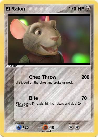 Pokémon El Raton 2 2 - Chez Throw - My Pokemon Card