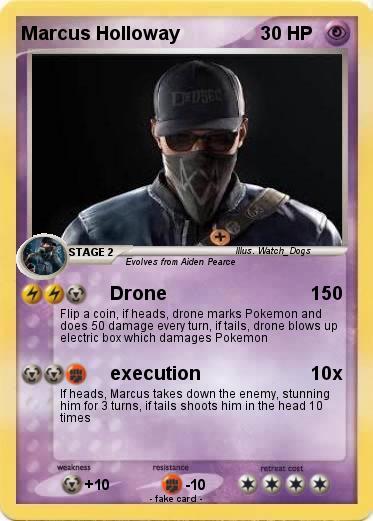 Pokémon Marcus Holloway 5 5 - Drone - My Pokemon Card