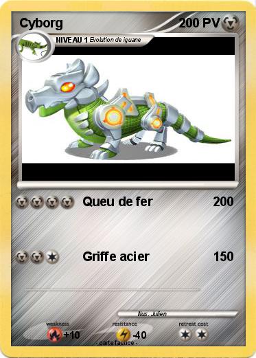 Pokémon Cyborg 238 238 - Queu de fer - Ma carte Pokémon