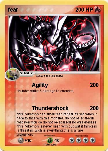 Pokémon fear 104 104 - Agility - My Pokemon Card