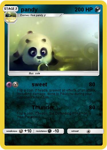 Pokémon pandy 29 29 - sweet - My Pokemon Card