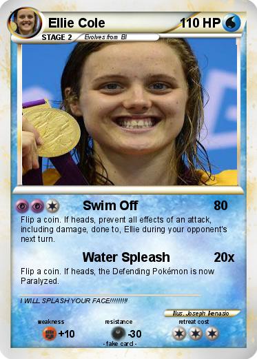 Pokémon Ellie Cole - Swim Off - My Pokemon Card