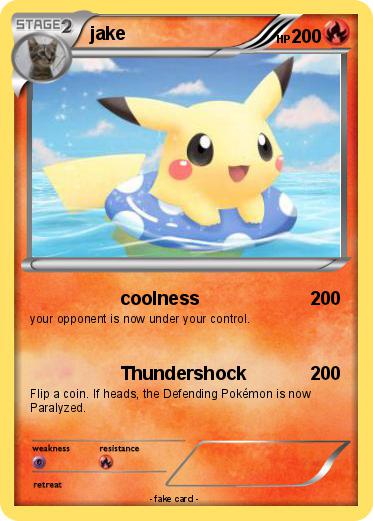 Pokémon jake 1206 1206 - coolness - My Pokemon Card