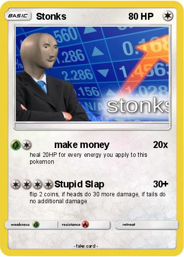 Pokémon Stonks 23 23 - make money - My Pokemon Card