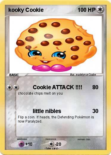 Pokémon kooky Cookie 13 13 - Cookie ATTACK !!!! - My Pokemon Card