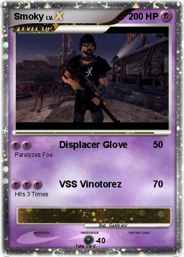 Pokémon Smoky 20 20 - Displacer Glove - My Pokemon Card