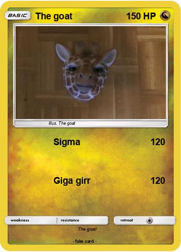 Pokémon The goat 23 23 - Sigma - My Pokemon Card