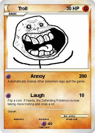 Pokémon Troll 1835 1835 - Annoy - My Pokemon Card