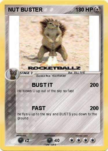 Pokémon NUT BUSTER - BUST IT - My Pokemon Card