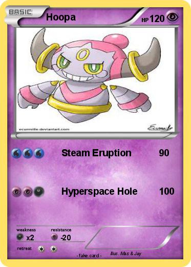 Pokémon Hoopa 35 35 - Steam Eruption - My Pokemon Card