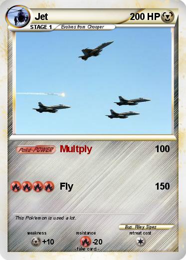 Pokémon Jet 499 499 - Multply - My Pokemon Card