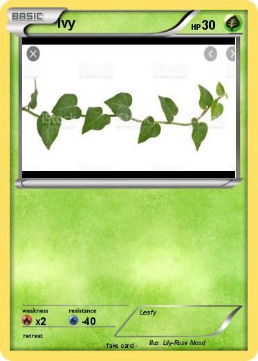 Pokémon Ivy 88 88 - My Pokemon Card