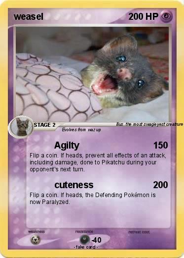 Pokémon weasel 31 31 - Agilty - My Pokemon Card
