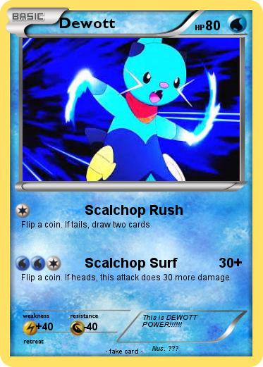 Pokémon Dewott 462 462 - Scalchop Rush - My Pokemon Card