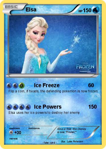 Pokémon Elsa 261 261 - Ice Freeze - My Pokemon Card