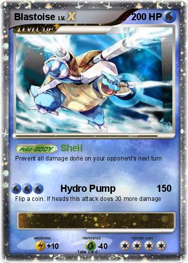 Pokémon Blastoise 1441 1441 - Shell - My Pokemon Card