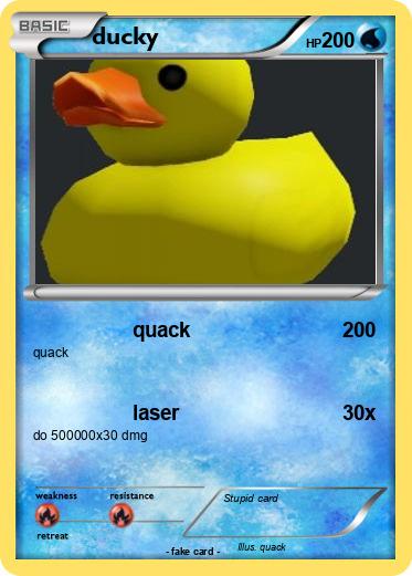 Pokémon ducky 306 306 - quack - My Pokemon Card