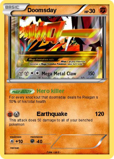 Pokémon Doomsday 73 73 - Hero killer - My Pokemon Card