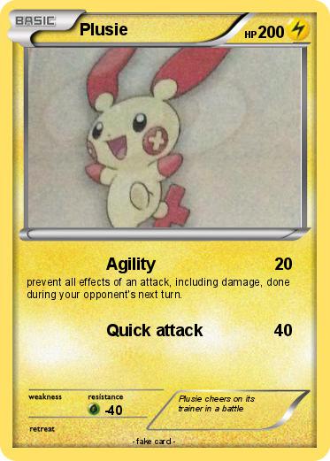 Pokémon Plusie - Agility - My Pokemon Card