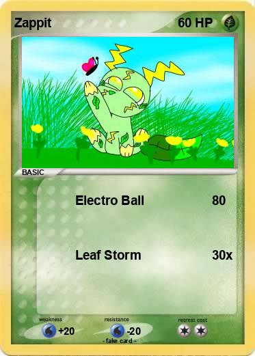 Pokémon Zappit - Electro Ball - My Pokemon Card