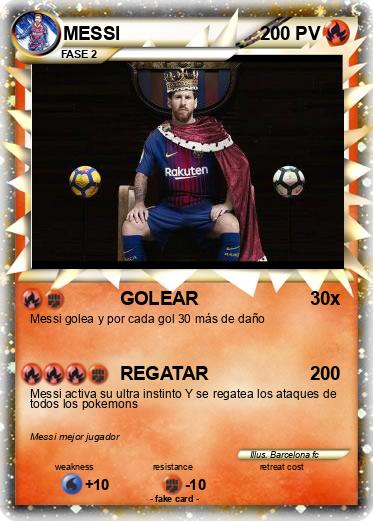Pokémon MESSI 2311 2311 - GOLEAR - Mi carta pokémon