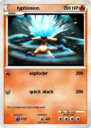 Pokémon typhlosion 949 949 - exploder - My Pokemon Card