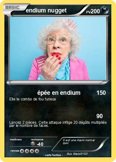 Pokémon ultimate mami - épée en endium - Ma carte Pokémon
