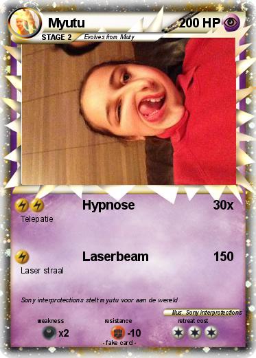 Pokémon Myutu 2 2 - Hypnose - My Pokemon Card
