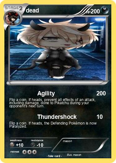 Pokémon your dead 68 68 - Agility - My Pokemon Card