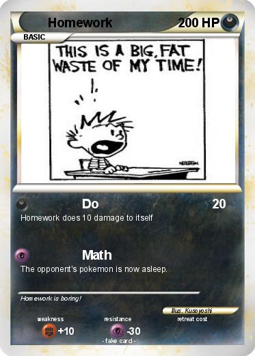 Pokémon Homework 25 25 - Do - My Pokemon Card