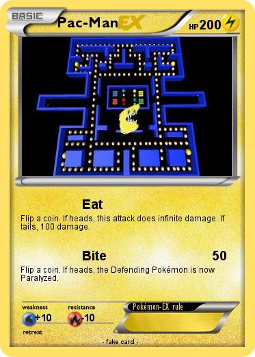 Pokémon Pac Man 763 763 - Eat - My Pokemon Card