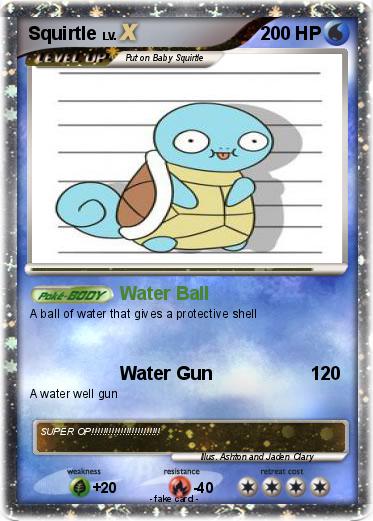 Pokémon Squirtle 905 905 - Water Ball - My Pokemon Card
