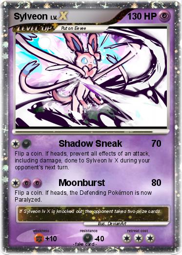 Pokémon Sylveon 295 295 - Shadow Sneak - My Pokemon Card