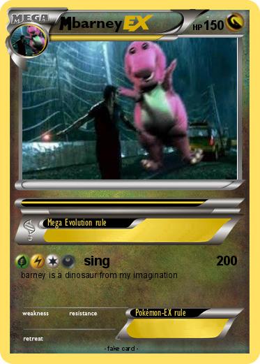 Pokémon barney 902 902 - sing - My Pokemon Card