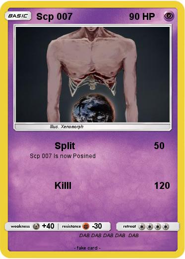 Pokémon Scp 007 2 2 - Split - My Pokemon Card