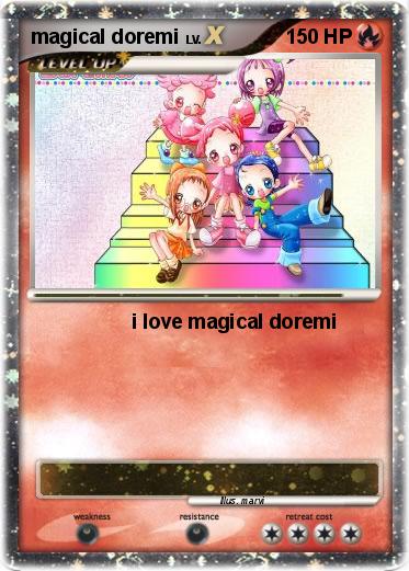 Pokémon magical doremi 5 5 - i love magical doremi - My Pokemon Card