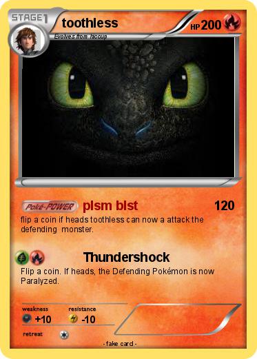 Pokémon toothless 303 303 - plsm blst - My Pokemon Card
