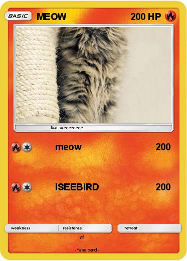 Pokémon MEOW 324 324 - meow - My Pokemon Card
