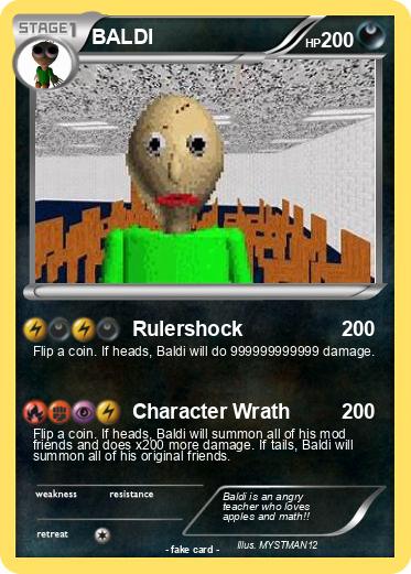Pokémon BALDI 294 294 - Rulershock - My Pokemon Card