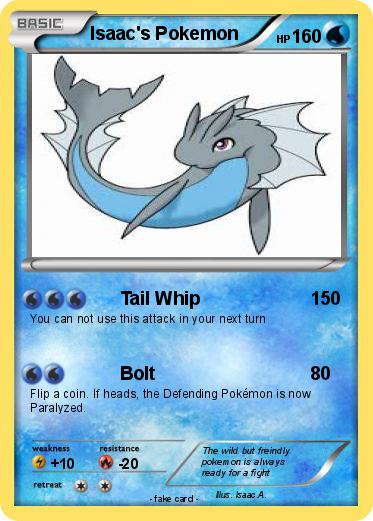Pokémon Isaac s Pokemon - Tail Whip - My Pokemon Card