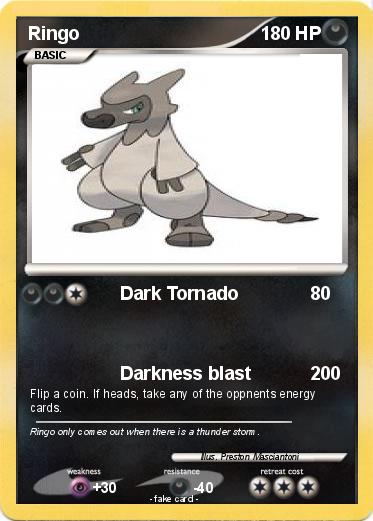 Pokémon Ringo 41 41 - Dark Tornado - My Pokemon Card