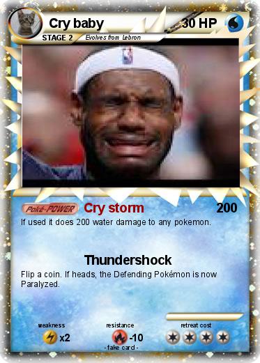 Pokémon Cry baby 55 55 - Cry storm - My Pokemon Card