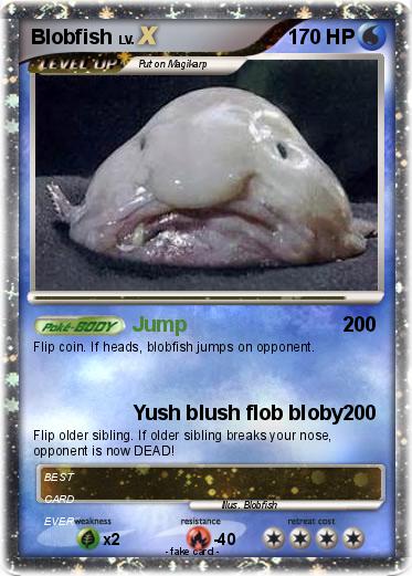 Pokémon Blobfish 84 84 - Jump - My Pokemon Card