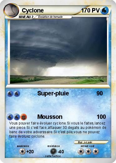 Pokémon Cyclone 31 31 - Super-pluie - Ma carte Pokémon