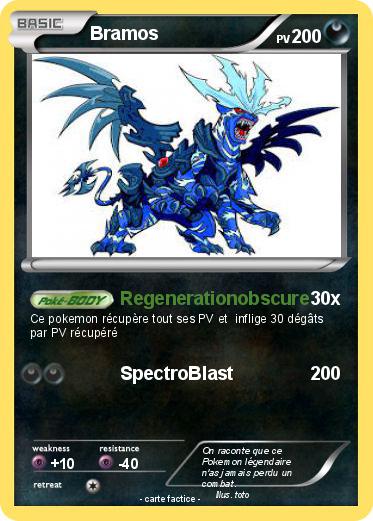 Pokémon Bramos - Regenerationobscure - Ma carte Pokémon