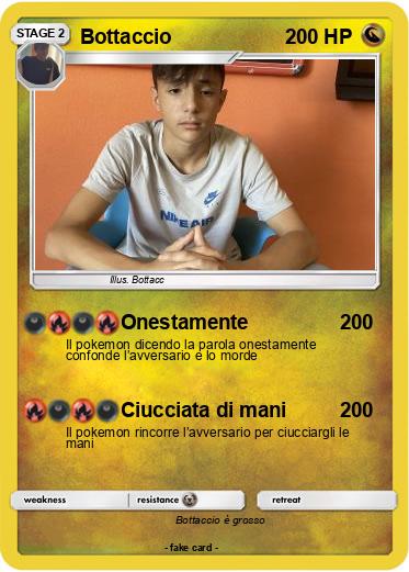 Pokémon Bottaccio - Onestamente - My Pokemon Card